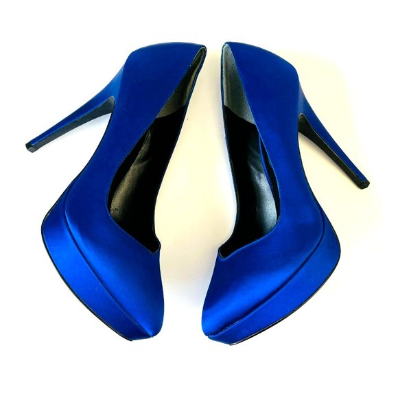 Nina | Shoes | Platforms Nina New York Blue Pointy Toe Formal High ...